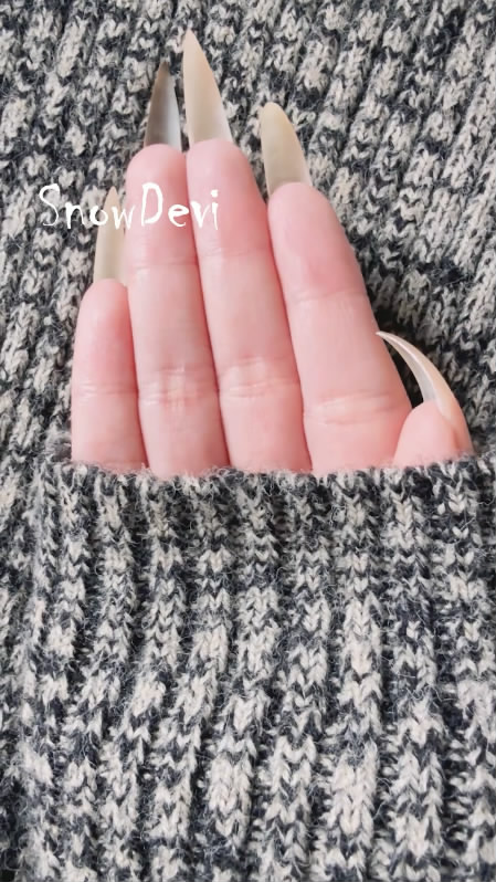 SNOW1507-Natural Nails_nails_snowdevi nails